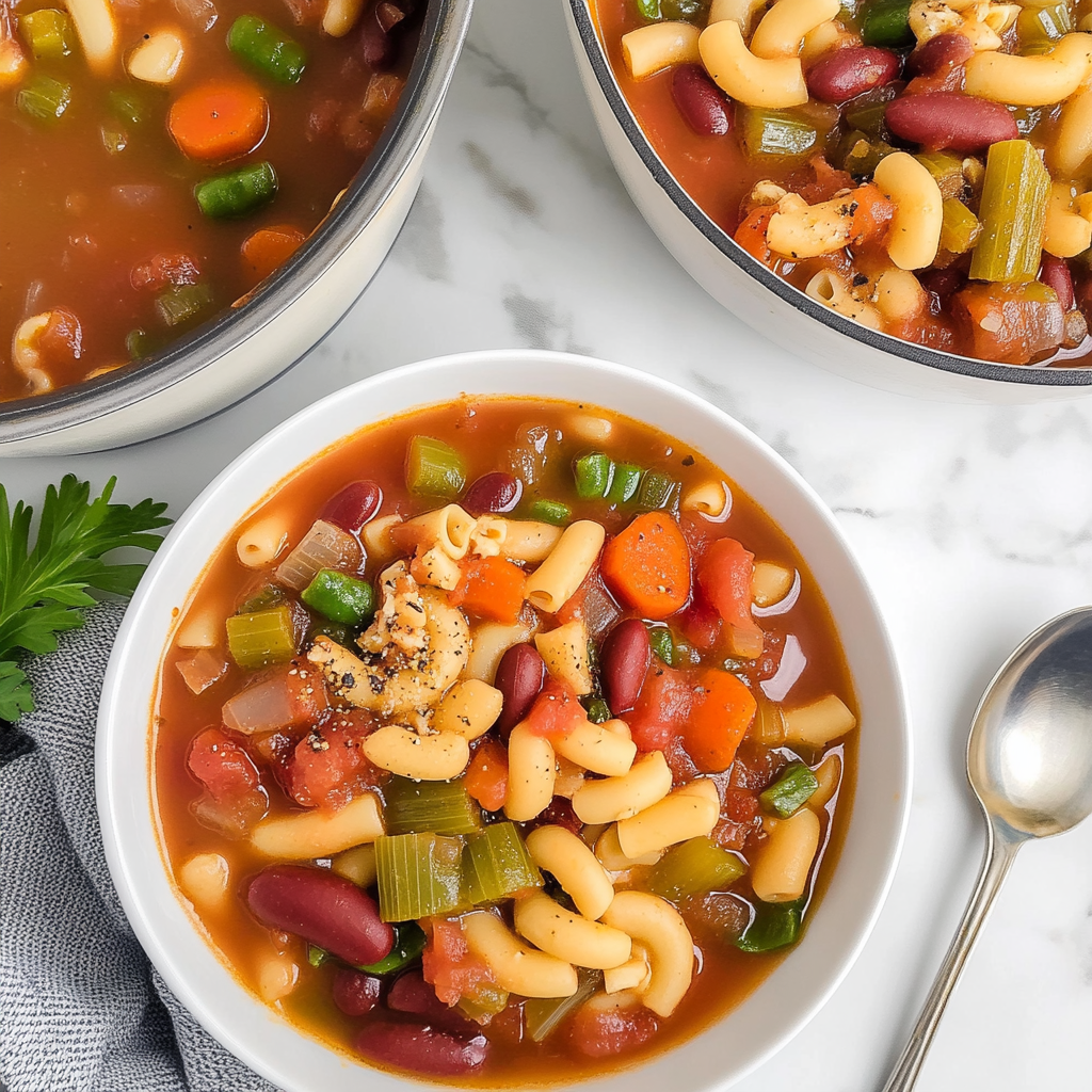 Easy Minestrone Soup Recipe