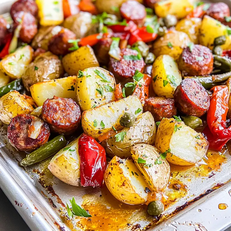 Irresistible Sheet Pan Sausage and Potatoes Recipe